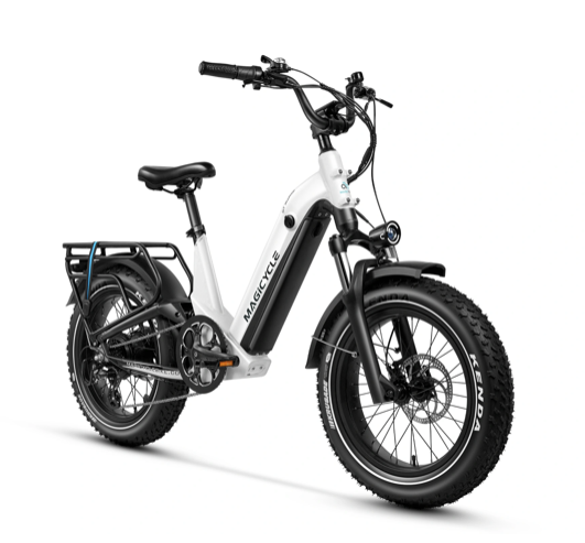 Magicycle Deer 20" Mini Soft Tail Step-Thru 22" OD Fat Tire Electric ...